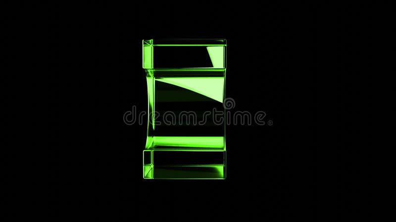 Glass Geometric Cube with Round Hole Shape Motion Graphics with Dispersion Effect Isolated on ...