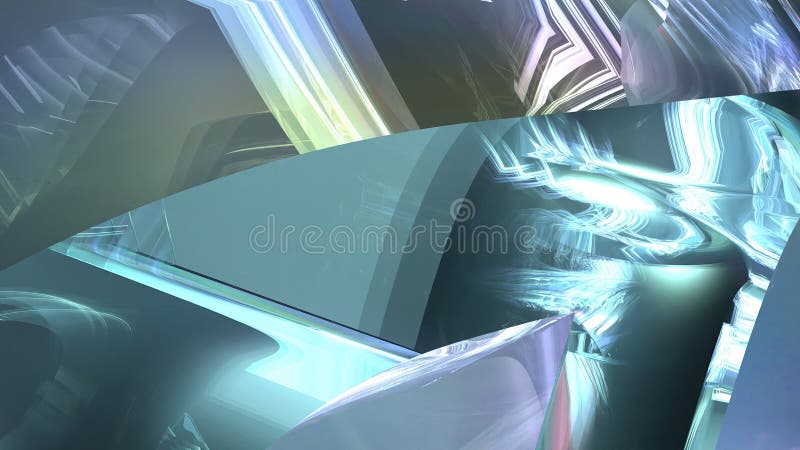 Glass Geometric Reflection and Refraction Crystal Elegant Modern 3D ...