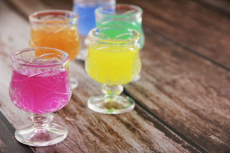 Glass Glasses with a Pattern for Drinks Stock Photo - Image of banner ...