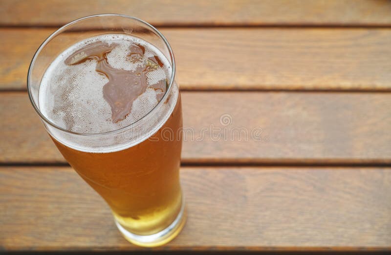 Glass of golden beer stock photo. Image of brewery, drink - 42387946