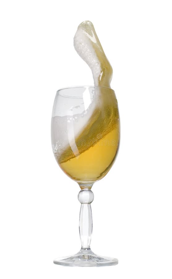 Glass of golden cold beer stock image. Image of motion - 12952701