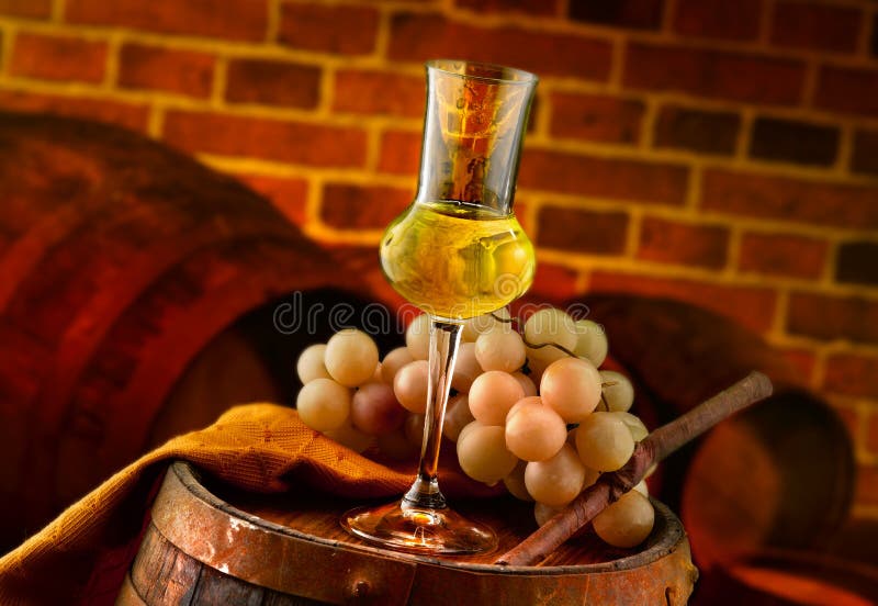 Glass of grappa stock photo. Image of pour, glasses, cognac - 38857102