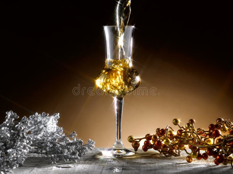 Glass of grappa stock photo. Image of alcool, digestive - 38839998