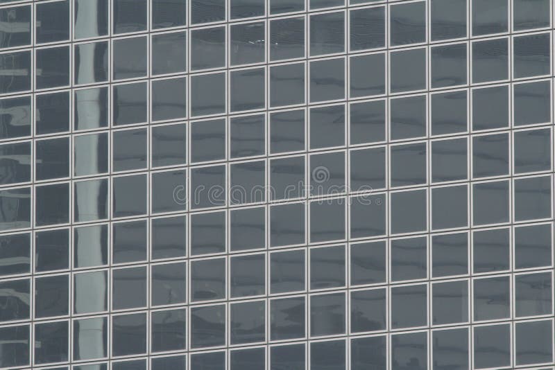 Glass Grey Square Windows of Modern City Stock Image - Image of ...