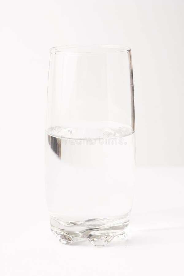 Glass Half Empty or Glass Half Full Stock Image - Image of decision ...
