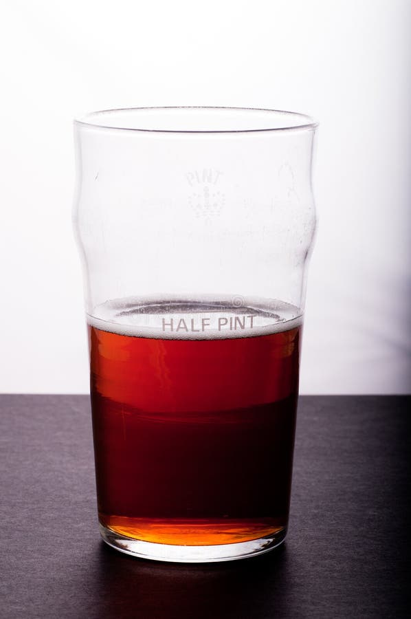 Glass Half Full, Glass Half Empty Stock Photo - Image of creative ...