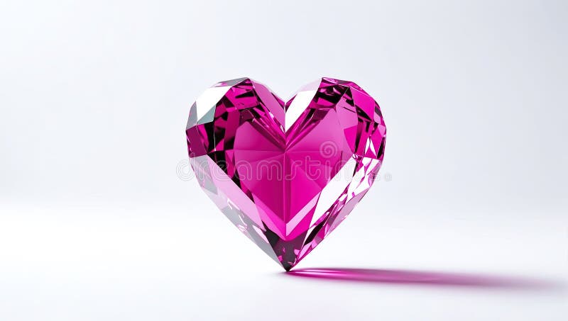 Glass heart. Love symbol stock illustration. Illustration of glass ...