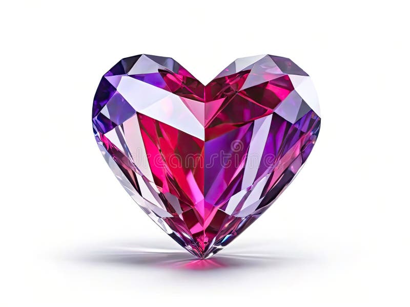 Glass heart. Love symbol stock illustration. Illustration of clear ...