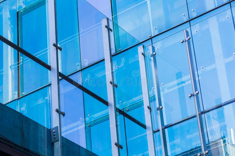 Glass High Rise Building Concept. Modern Architecture Concept Stock ...