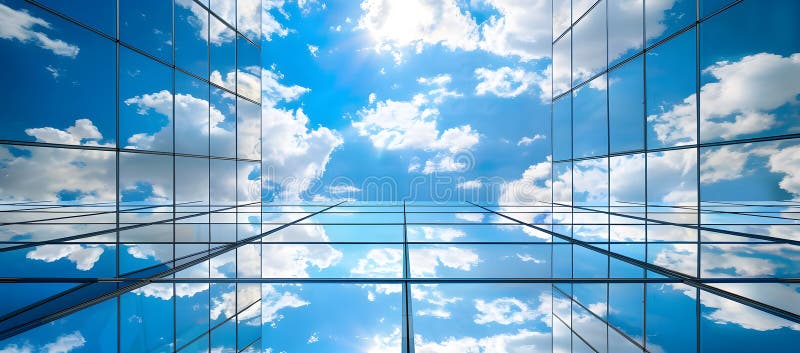 Glass high-rise building stock photo. Image of mirror - 320087550