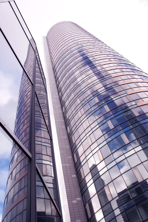 Glass High Skyscraper Modern City Architecture Stock Photo - Image of ...