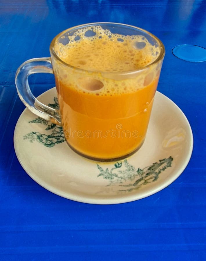 A Glass of hot tea stock image. Image of drink, glass - 206812977