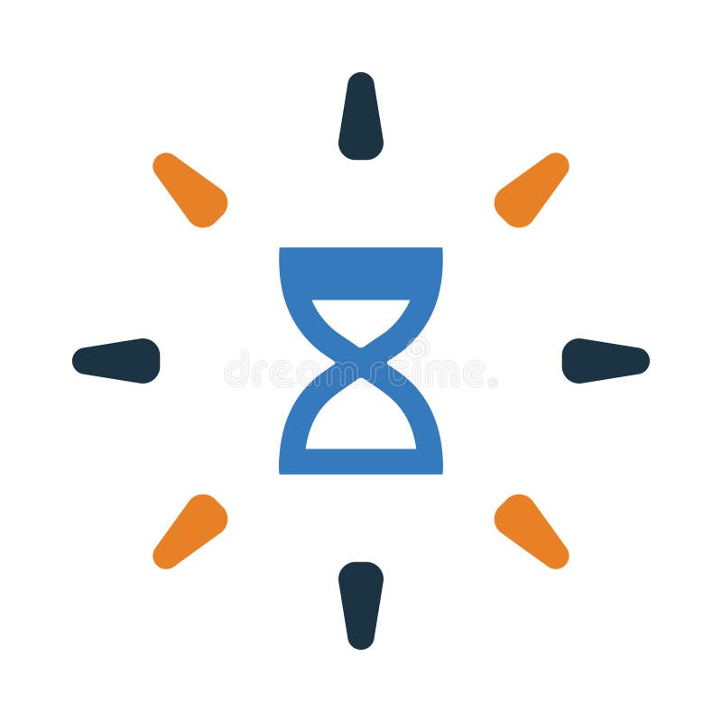 Glass Hour, Waiting , Time, Glass Hour Waiting Icon Stock Vector ...
