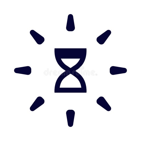 Glass Hour, Waiting , Time, Glass Hour Waiting Icon Stock Vector ...