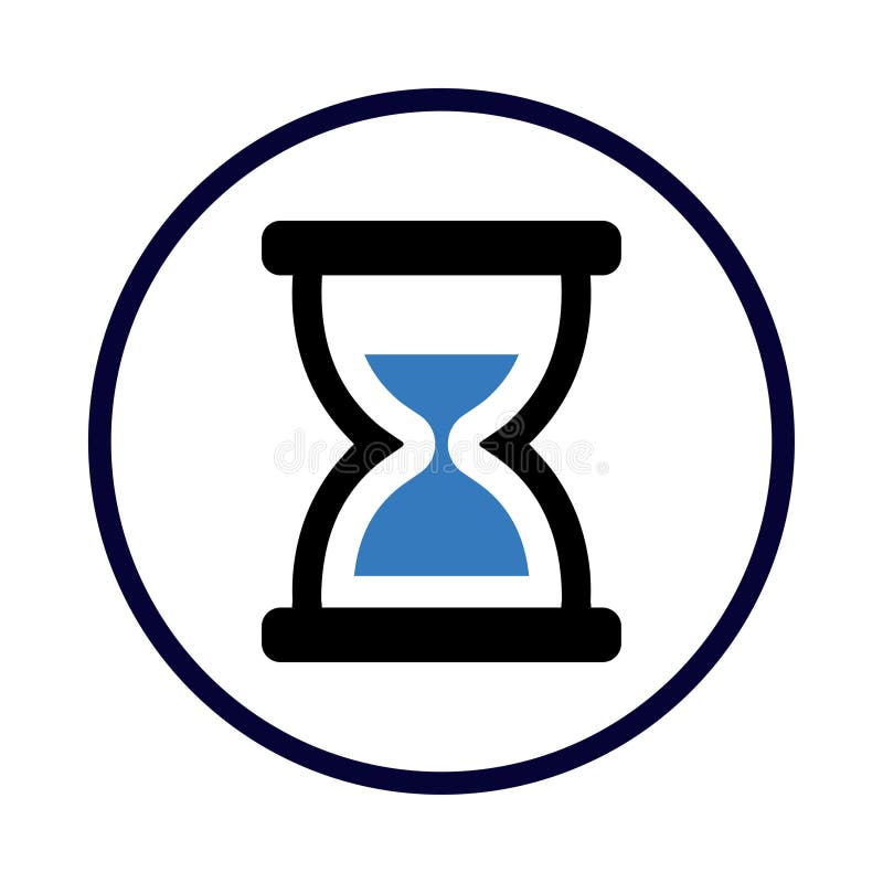 Glass Hour, Waiting , Time, Glass Hour Waiting Icon Stock Vector ...