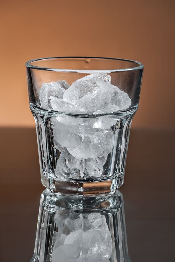 Glass with ice stock photo. Image of cool, food, mineral - 36216662