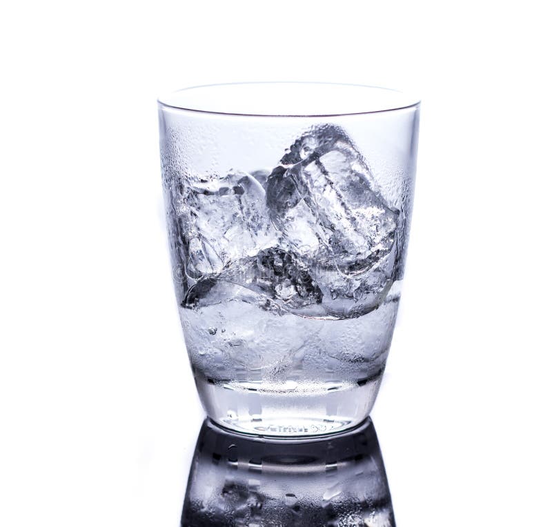 A Glass of Ice Filled with Ice Stock Photo - Image of food, refreshing ...