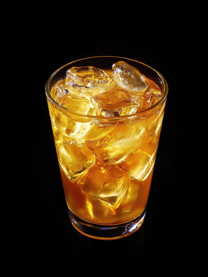 Glass with Ice on Table stock photo. Image of hospitality - 378304658