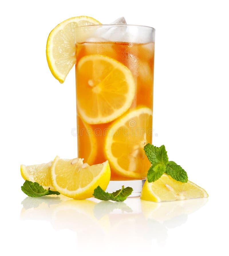 Glass of ice tea stock photo. Image of background, fresh - 31936658