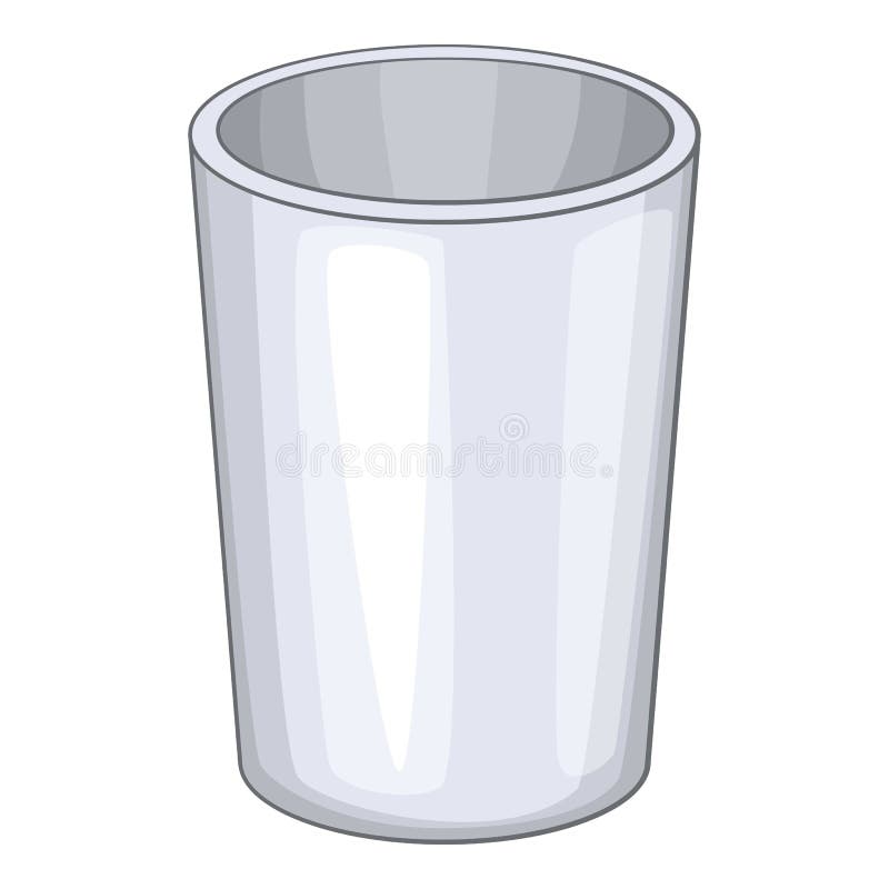 Glass icon, cartoon style stock illustration. Illustration of fresh ...