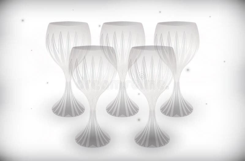 Glass stock vector. Illustration of decoration, light - 47157202