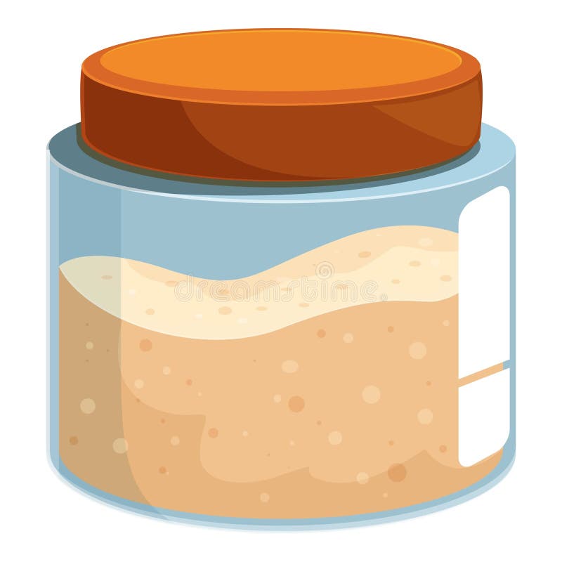 Glass Jar Containing Active Dry Yeast for Baking and Cooking Stock ...