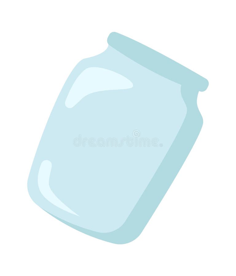 Glass Jar Flat Icon Garbage Utilization Recycling Stock Vector ...