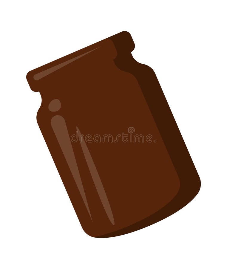 Glass Jar Flat Icon Trash Sorting and Utilization Stock Vector ...