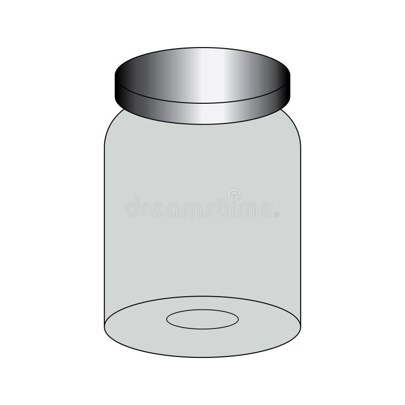 Glass jar icon stock vector. Illustration of tool, rustic - 284402913