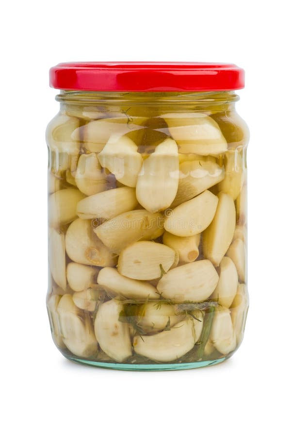 Marinated Garlic stock image. Image of ingredients, bulbs - 161343595