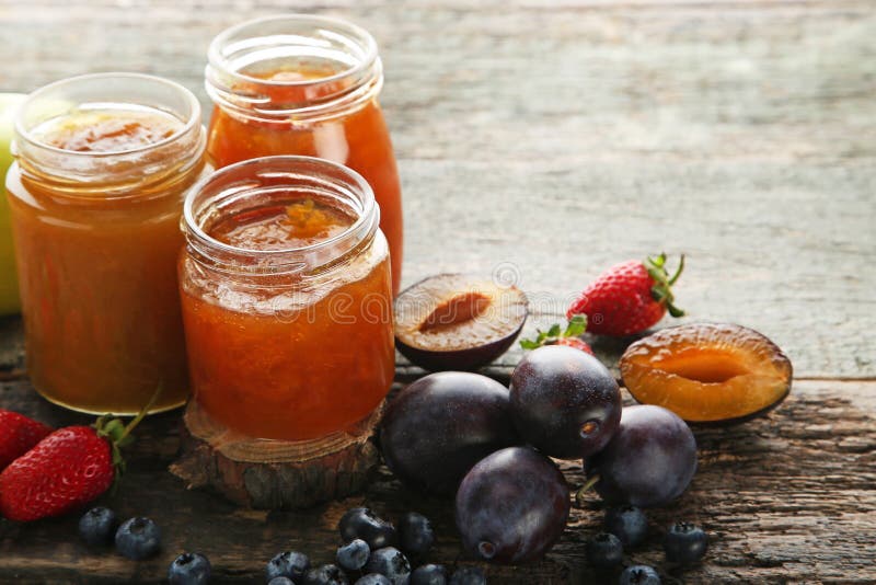 Different kinds of jam stock image. Image of apple, fruity - 103061919