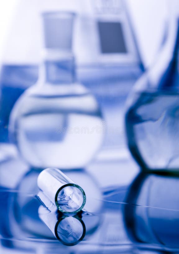 Glass laboratorium arkivfoto. Bild av experimentera, apotek - 2119474