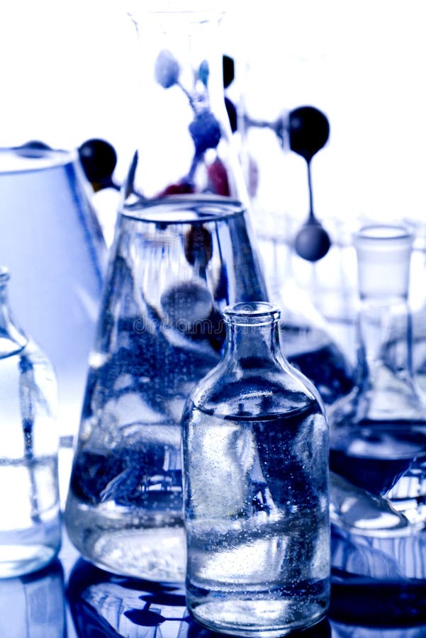 Glass in laboratory stock photo. Image of measure, apparatus - 8669926