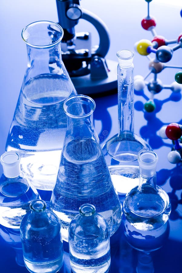 Glass in laboratory stock photo. Image of apparatus, sample - 8670042