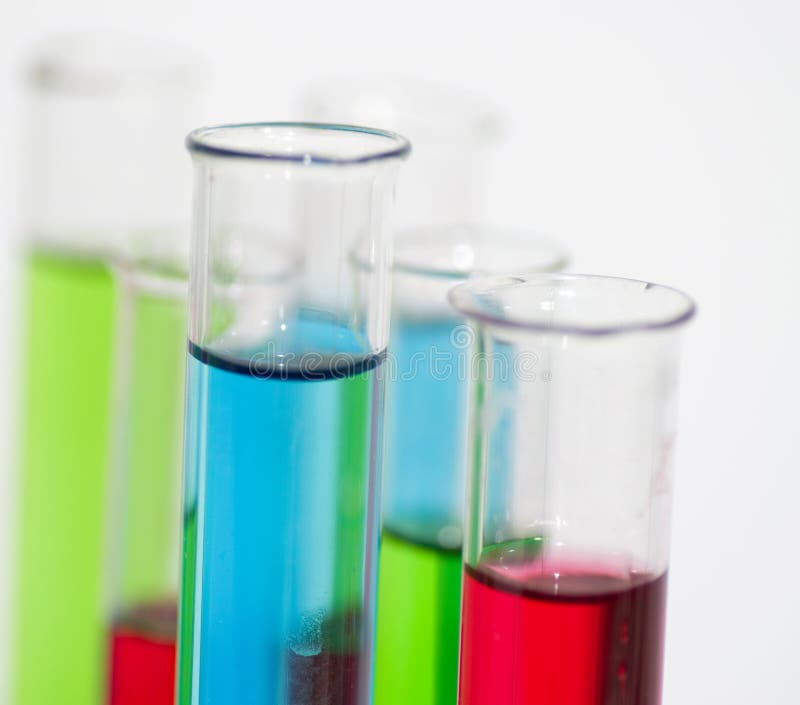 Laboratory Test Tubes in Science Research Lab Stock Photo - Image of ...