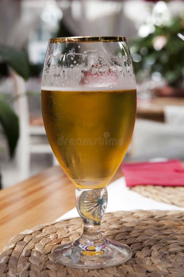 Glass lager beer stock photo. Image of beer, beverages - 27362338