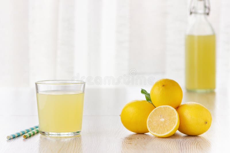 A Glass Cup of Tea with Lemon, Mint and Ginger Stock Image - Image of ...
