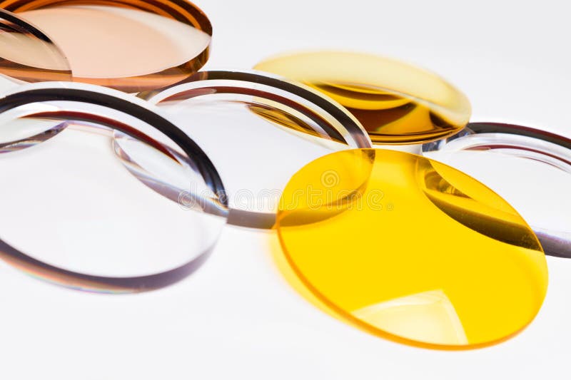 Glass Lenses Coated Glasses Optics Stock Photo - Image of multicoated ...
