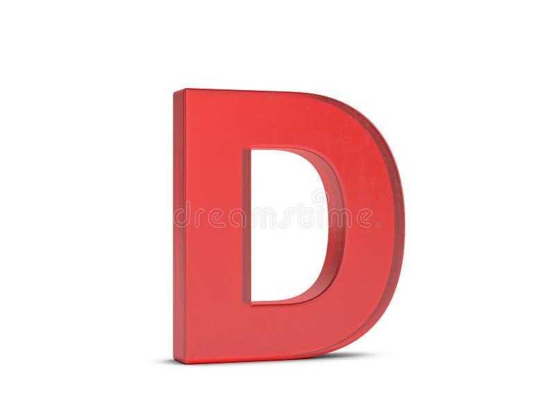 Glass Letter D Stock Illustrations – 363 Glass Letter D Stock ...