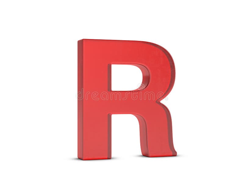 Letter R Glass 3d Stock Illustrations – 166 Letter R Glass 3d Stock ...