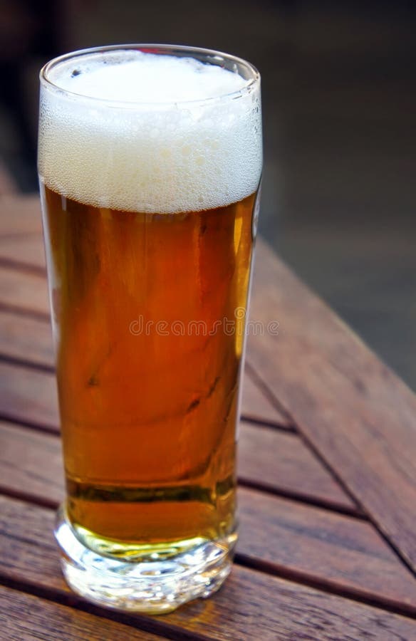 Glass of light beer stock image. Image of bubble, brewing - 40839477