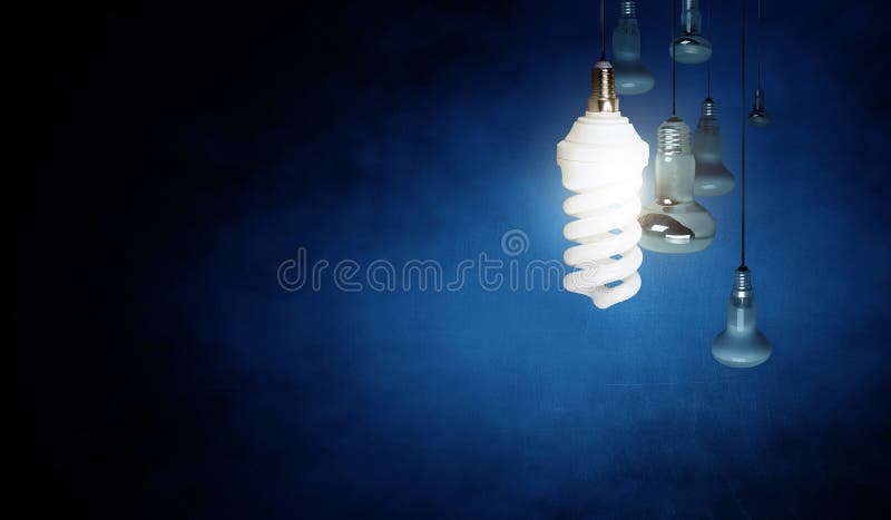 Glass Light Bulb . Mixed Media Stock Image - Image of bulb, bright ...
