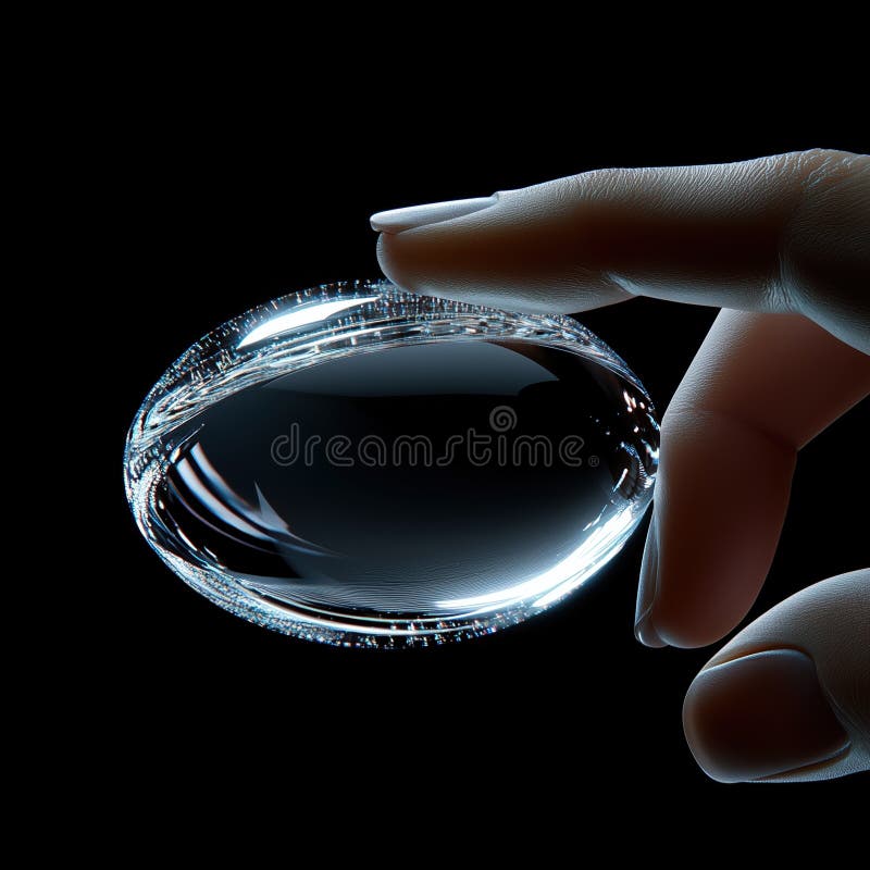 A Transparent Cursor on a Black Canvas Stock Illustration ...