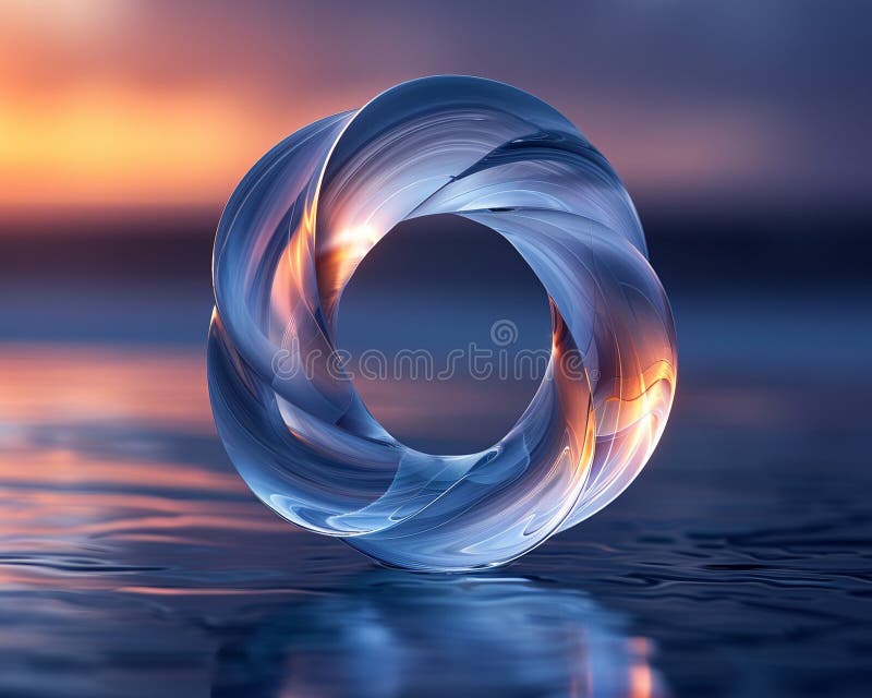 A Glass Logo Design for a Tech Company Modern and Stylish Stock Photo ...