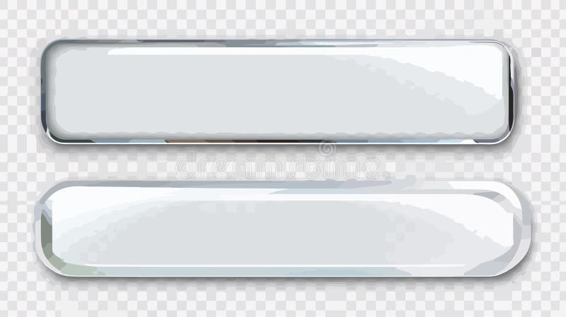 Elegant Glass Lower Third Frames on Transparent Background for ...