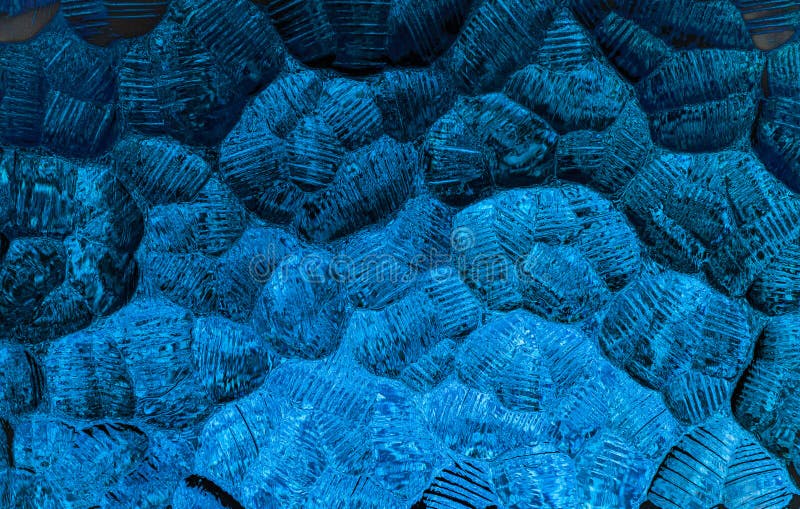 Glass Lumpy Abstract Ice Blue Stock Image - Image of light, mixture ...