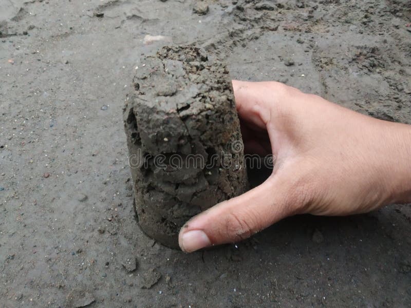Glass Made from Soil for Playing Stock Photo - Image of rock, soil ...
