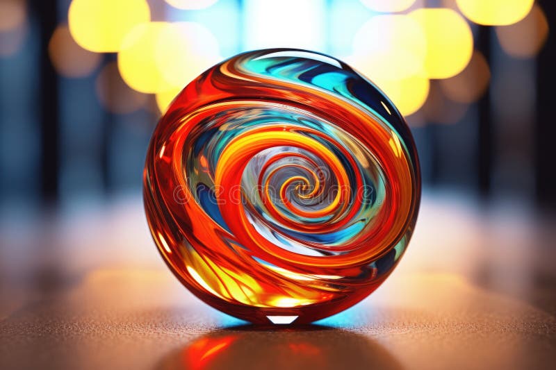 Glass magic ball stock illustration. Illustration of shiny - 292352102