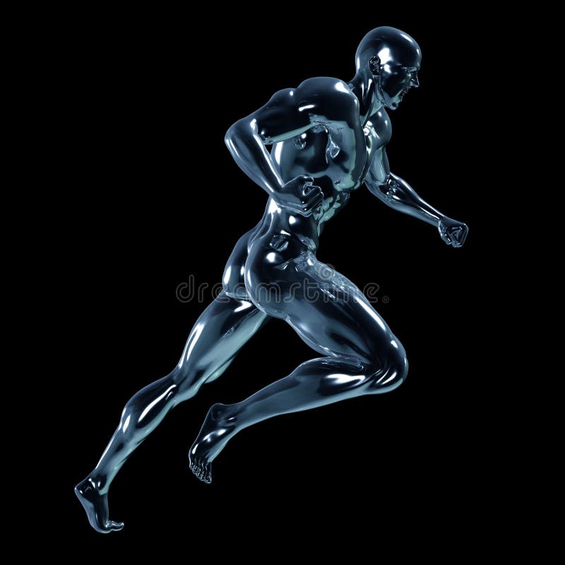 A glass man stock illustration. Illustration of glass - 134029568