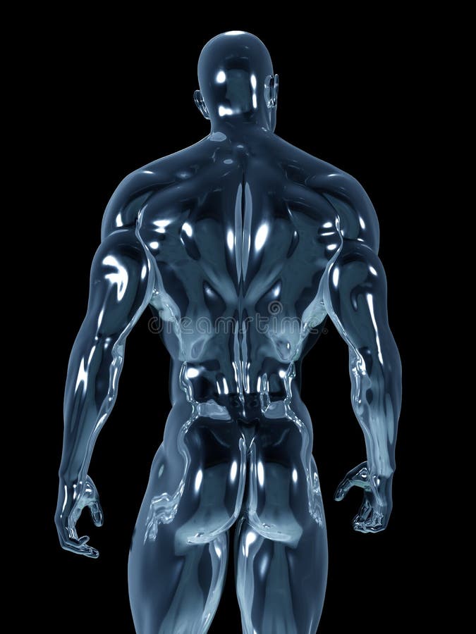 A glass man stock illustration. Illustration of healthy - 134030055